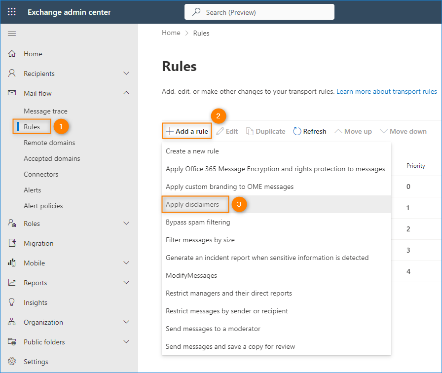 Unternehmensweite E Mail Signaturen Und Disclaimer In Office 365