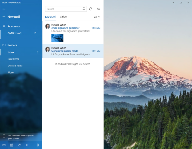 So erstellen Sie eine E-Mail-Signatur in Windows 10 Mail