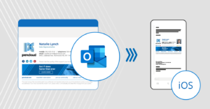 Einrichten einer E-Mail-Signatur in Outlook für iOS