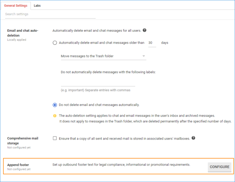How to set up organization-wide email signatures in Google Workspace