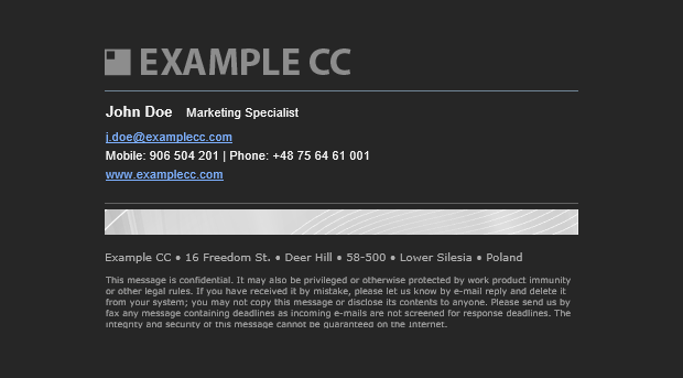 Luminatic light logo placeholder - Email signature template