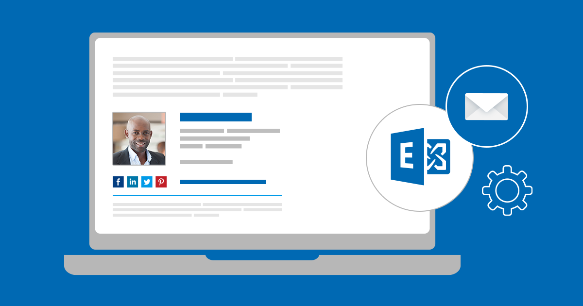 How to set up email signatures on Exchange Server 2016 How to set up email signatures on Exchange Server 2016