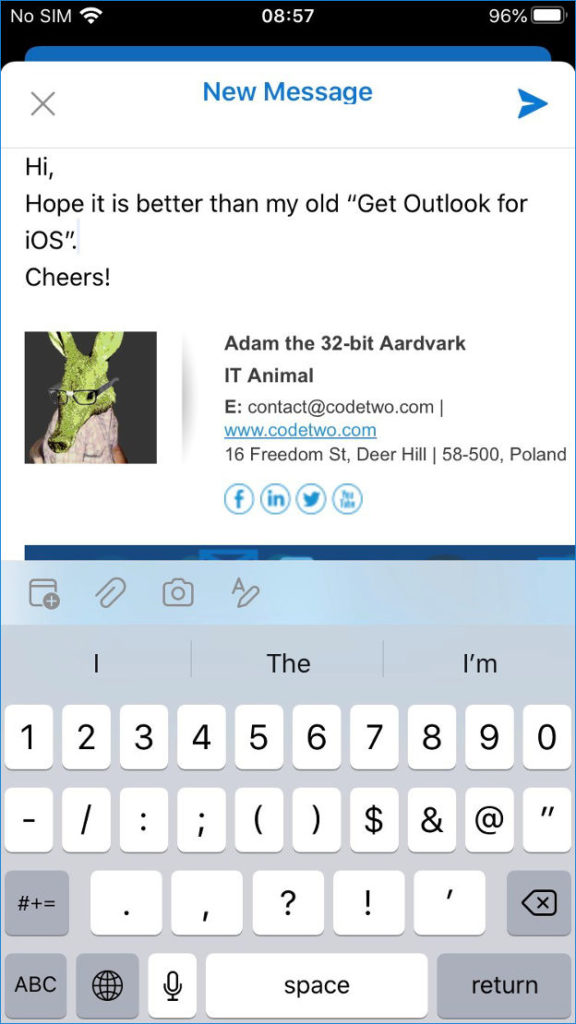 How To Set Up An Email Signature In Outlook For IOS