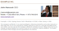 Perfect CEO Email Signature - how to design a director's signature