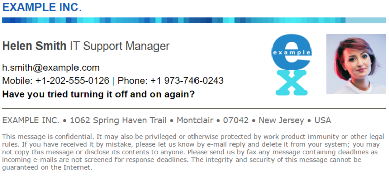 IT email signature - how to design a perfect email signature for IT