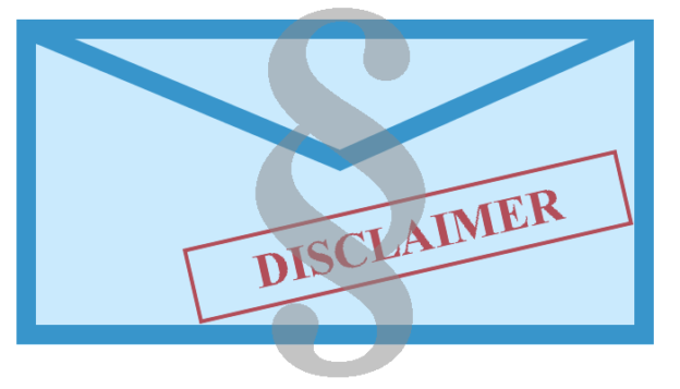 13 good email disclaimer examples - get your own email disclaimer