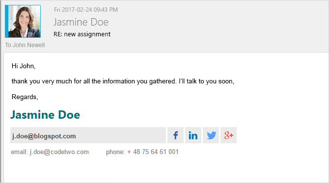 Email Signature Examples Students Stashokenjoy