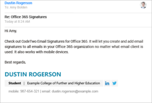 Email signatures for students – a professional guide