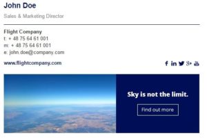 Best email signature banners for 2017 - design ideas!