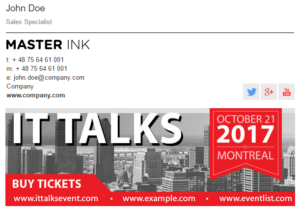 Best email signature banners for 2017 - design ideas!