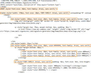 What fonts are best for email signatures?