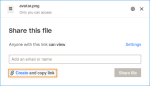 How to get a direct link to image and insert it into an email signature