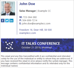 Email signature tips: How to create a good signature block?