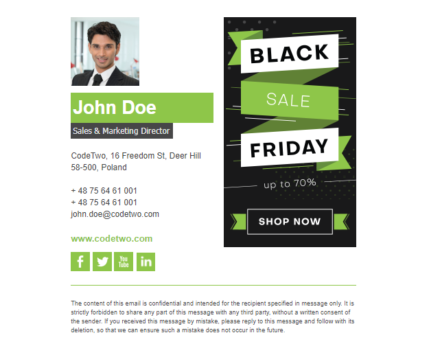 Email signature templates - download for free