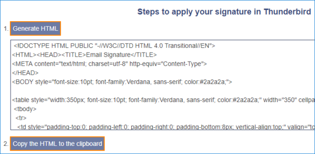 How to add rounded images to HTML email signatures