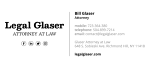 Email signatures for lawyers: see examples of signatures and disclaimers