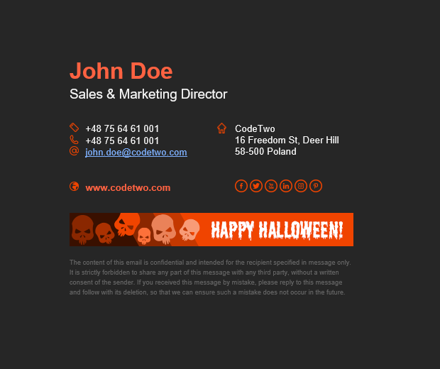 The best email signature for night and day alike- Mail-Signatures.com