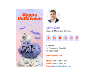 Halloween email signatures: Inspirations & ideas for your scary content