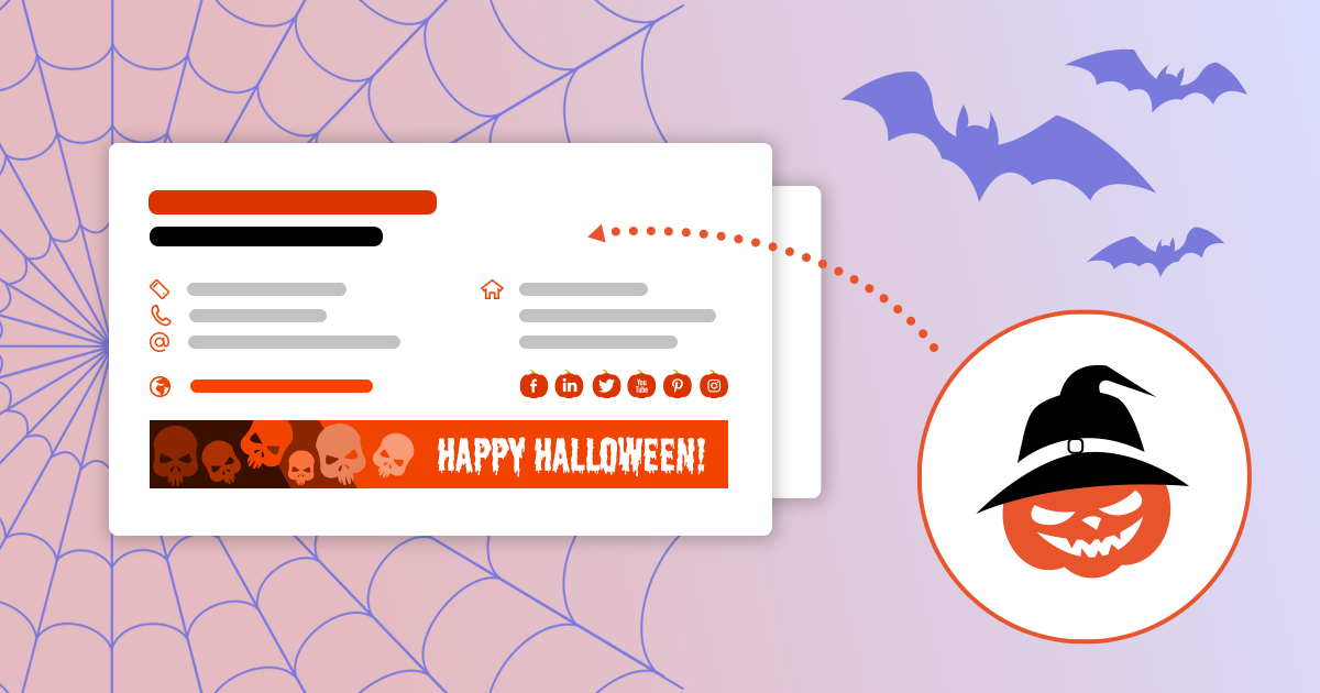 Free email signatures for Halloween 2020