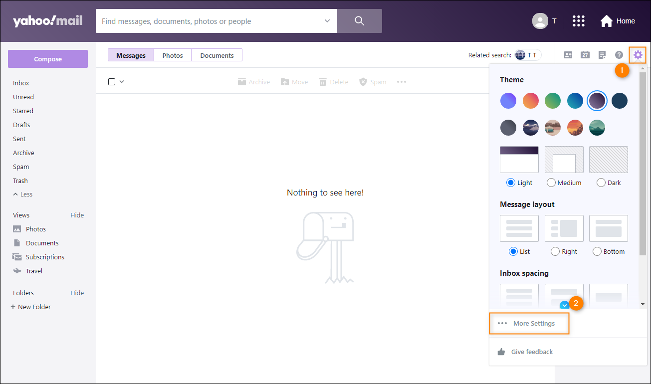 Setting up an email signature in Yahoo Mail
