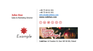 Christmas email signature inspirations for 2021