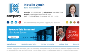 Email signature etiquette - guidelines on appropriate signatures