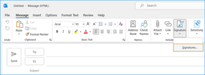 How to set up email signatures in Outlook 365