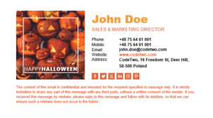 Halloween email signatures: Inspirations & ideas for your scary content