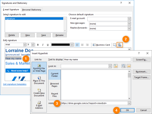 Name pronunciation in email signatures - how to do it right
