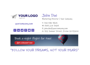 What is email signature branding?