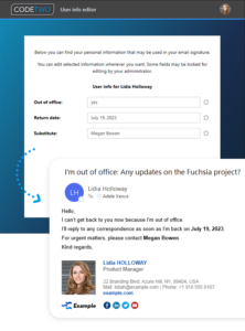 How to set up out of office email signature