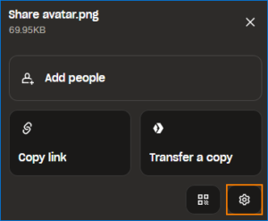 How to get a direct link to image and insert it into an email signature
