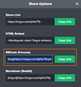 How to get a direct link to image and insert it into an email signature