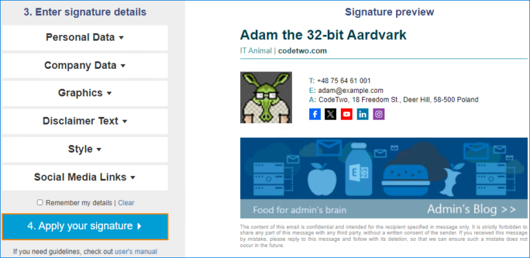 How to create an email signature in new Outlook for Windows