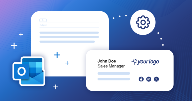 How to add an automatic email signature in Outlook?