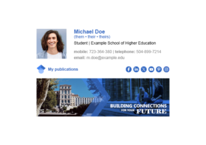 The best email signatures for students: get your own for free