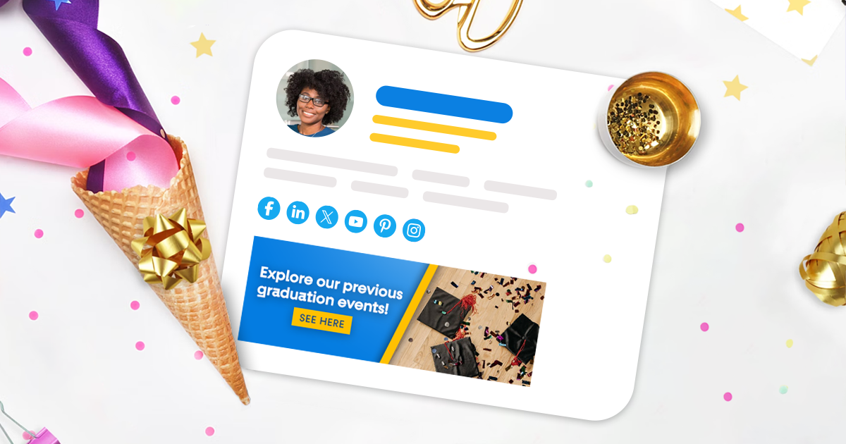 Best free email signature inspirations for an event planner