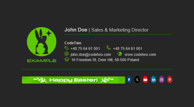 Evergreen Easter – refresh your signature this spring