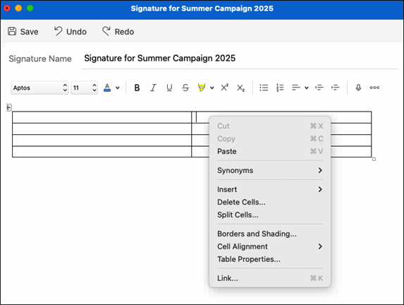 Create an email signature in Outlook for Mac in 10 steps