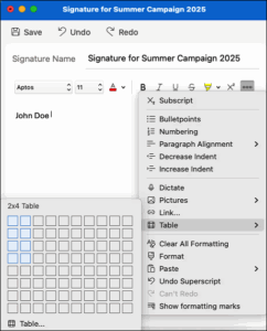 Create an email signature in Outlook for Mac in 10 steps