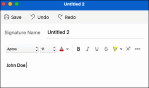 Create an email signature in Outlook for Mac in 10 steps