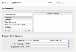 Create an email signature in Outlook for Mac in 10 steps