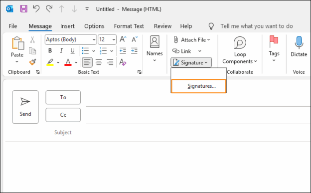 Best way to create an email signature for Outlook