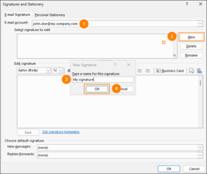 Best way to create an email signature for Outlook