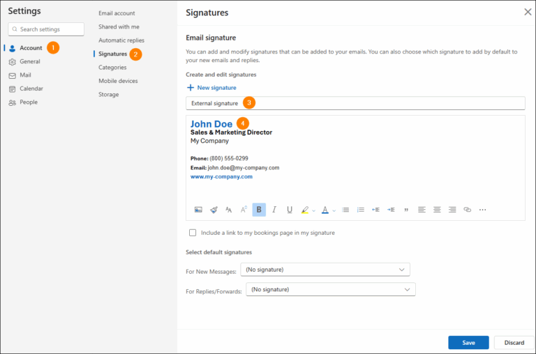 Best way to create an email signature for Outlook