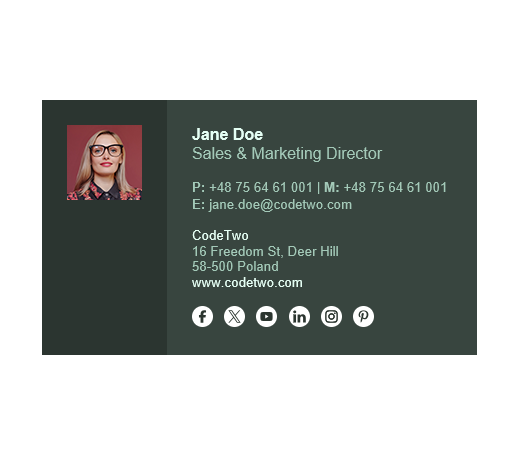 Upgrade a boring email signature to a pro digital business card