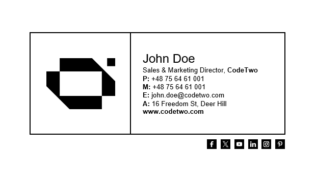 Logo Highlight – the best branded email signature