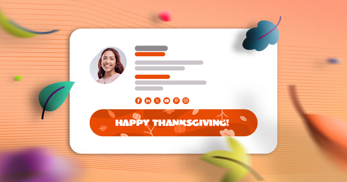 Thanksgiving email signatures: see our fresh examples